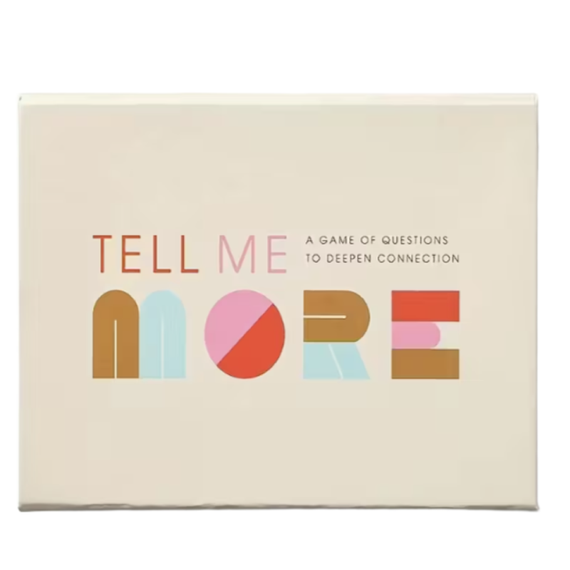 Tell Me More – 52 Deep Conversation Cards for Couples & Friends – Fifty ...